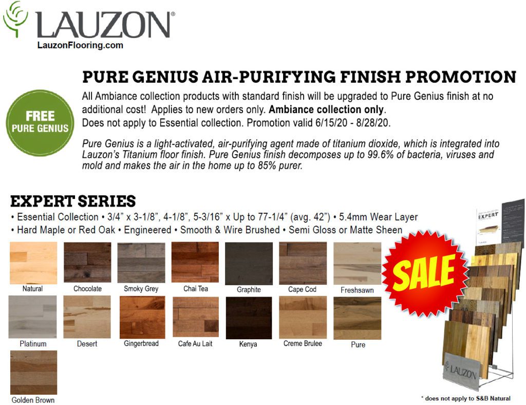 Lauzon Hardwood Flooring Sales | McCurley's Concord Flooring Center Inc