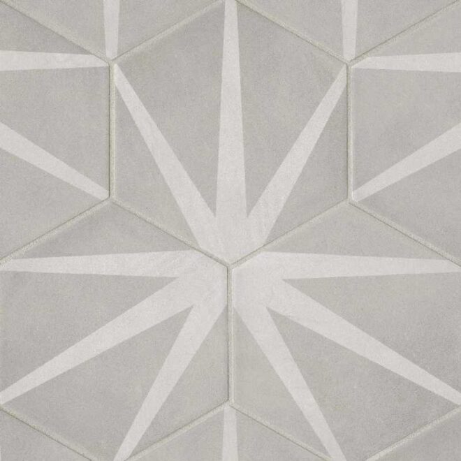 Allora Stella Hexagon Deco Matte Porcelain Tile | McCurley's Concord ...