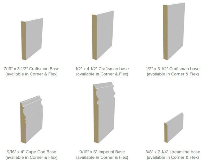 MDF Moldings | McCurley's Concord Flooring Center Inc